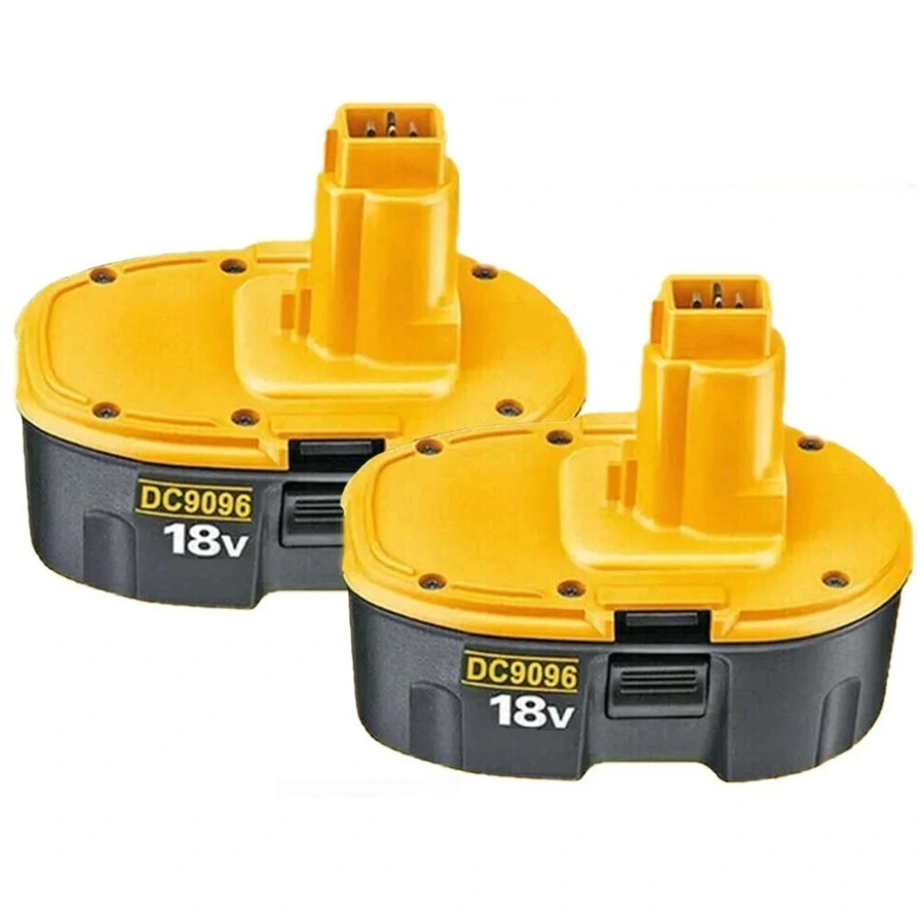2 Pack DeWalt 18V 4AH XRP Ni-MH Battery Replacement DC9096 DC9096-2 ...